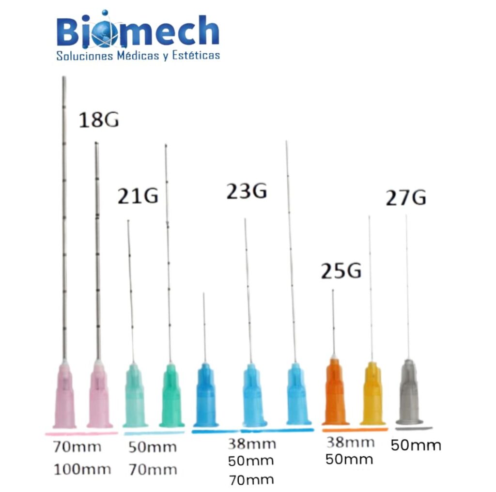 MICROCANULA 21 G X 50 mm - Biomech Importadora del Ecuador